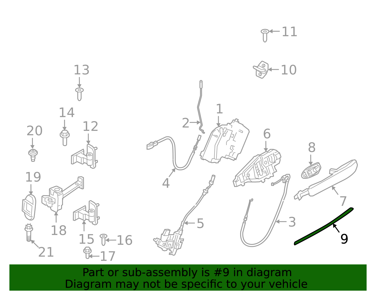 51215a06743 - 2020-2022 BMW Handle Molding (51-21-5-A06-743) | BMW of ...