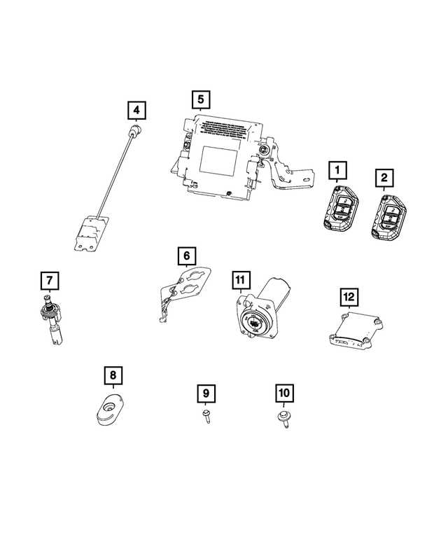 2018-2019 Jeep Wrangler Hub Receiver 68307138AG | Mopar Estores