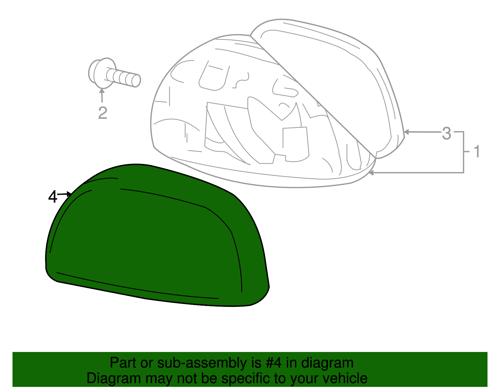 2006-2008 Toyota RAV4 2006-2008 Toyota RAV4 - Cover Right Black 87915 ...