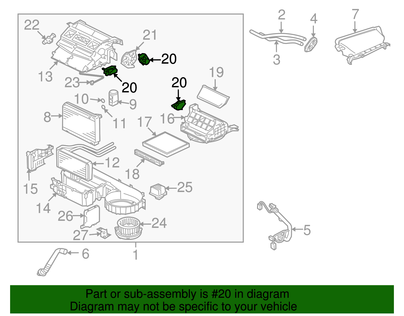 2007-2023 Mitsubishi Door Actuator 7820A080 | OEM Parts Online
