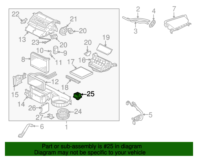 2007-2017 Mitsubishi Resistor 7802a006 | Mitsubishi Parts Warehouse ...