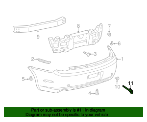 51961-50030 - Tow Hook 2001-2010 Lexus | AutoNationParts.com