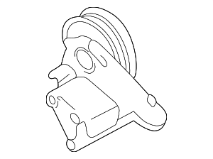 078-121-235-G - Fan Clutch Bracket Assembly 1998-2005 Audi | Audi OEM Parts