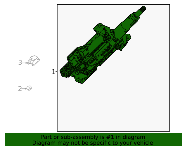 2021-2024 GM Column Assembly 87834162 GM | GMPartsDirect.com
