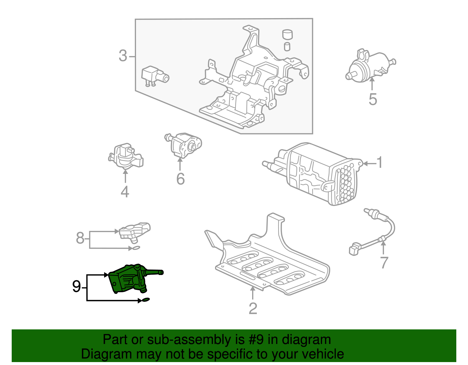 36162-PNC-005 - Purge Solenoid 2002-2005 Honda | Honda Parts Online