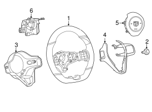 2013-2023 Mopar Clock Spring 68528300AA | Mopar Parts Canada