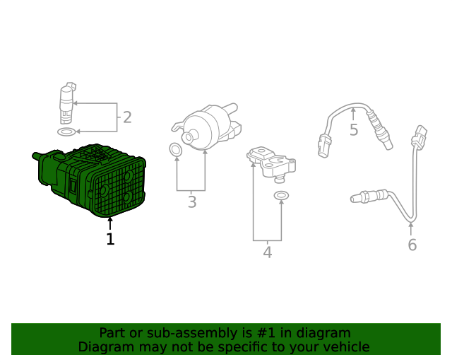 2020-2024 Cadillac Vapor Canister 84524033 | OEM Parts Online