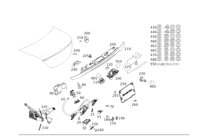 1991-2025 Mercedes-Benz Lock 231-750-00-85 | OEM Vehicle Parts