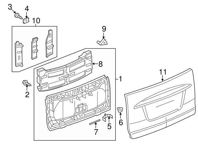 0039901950 - Hinge Nut 2011-2016 Smart Fortwo | Mercedes-Benz USA Parts