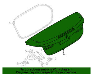 Genuine BMW 51-24-9-449-239 | Trunk Lid | FREE Shipping on Most Orders ...