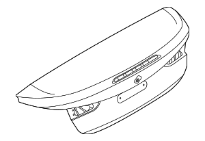 Genuine BMW 51-24-9-449-239 | Trunk Lid | FREE Shipping on Most Orders ...