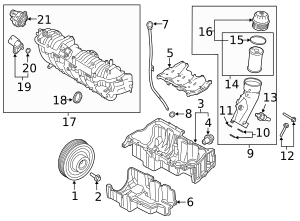2018-2023 Land Rover Oil Filter Housing LR097159 | Sacramento Land ...