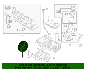 Genuine OEM Vibration Damper Part# LR113860 Fits 2018-2023 Land Rover ...