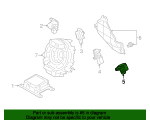 2015-2019 Subaru Side Impact Sens 98237AL00A | Subaru Parts Store