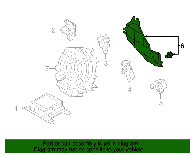 2015-2019 Subaru Mount Plate 98233AL00A | Subaru Parts Exchange