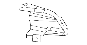 2019-2021 Jeep Cherokee Air Duct - Driver's Side (LH) 68306595AB ...