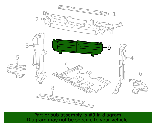 2019-2023 Jeep Cherokee Grille 68412008AE | Mopar Parts Canada