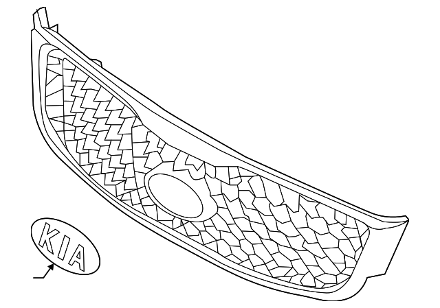 86380-C6000 - Grille 2016-2018 Kia Sorento | Kia.Parts Store