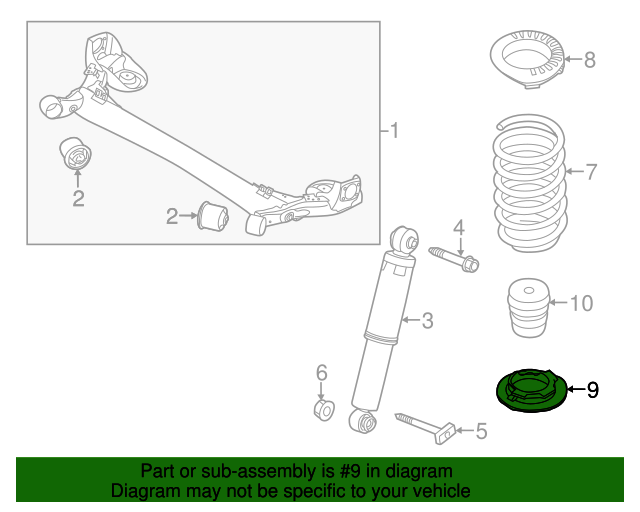 55332-1W000 - Lower Insulator 2012-2017 Kia Rio | Kia.Parts Store