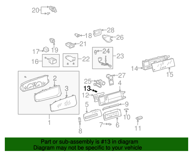 2000-2002 Toyota Avalon Bulb 83120-02030 | Toyota Parts Center