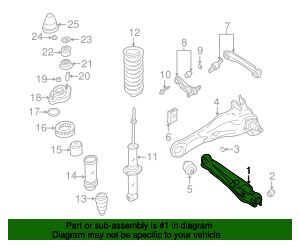2000-2004 Volvo Lower Control Arm - Passenger Side (RH) 30620757 ...