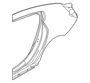 41007494277 - 2020-2023 BMW Quarter Panel (41-00-7-494-277) | BMW of ...