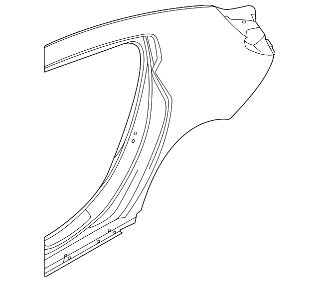 41007494278 - 2020-2024 BMW Quarter Panel (41-00-7-494-278) | BMW of ...