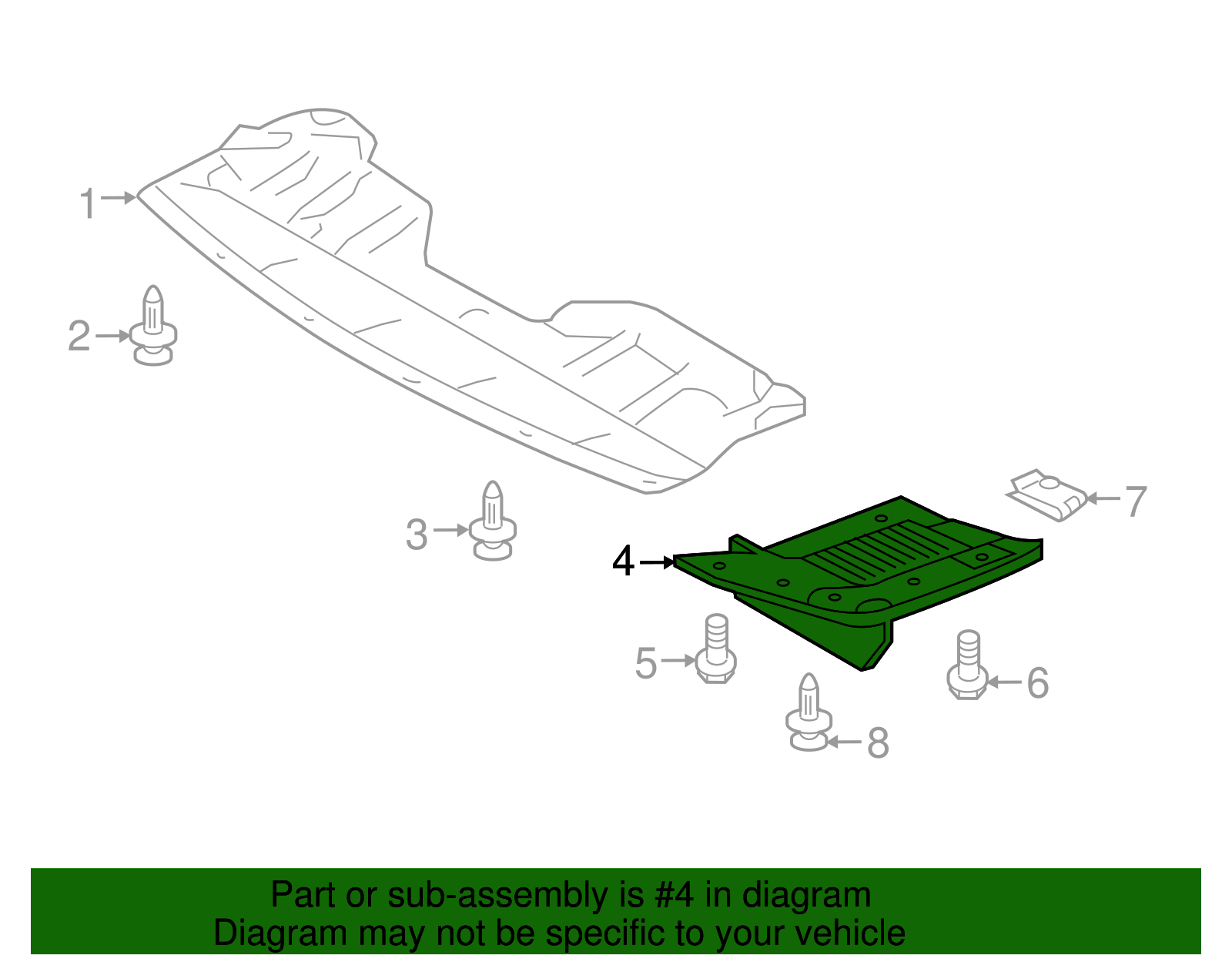 2011-2015 Nissan Front Deflector 76853-1VK0A | Ziegler Nissan of Orland ...