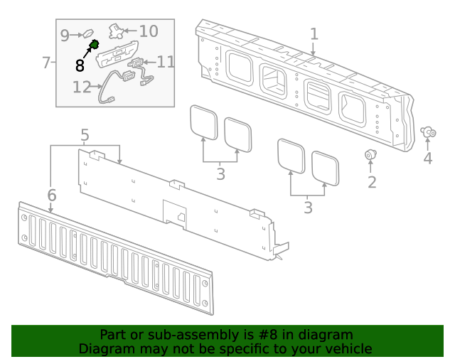 2024 GM (Replaces 85538326) Rear Camera 86518927 GM | GMPartsDirect.com