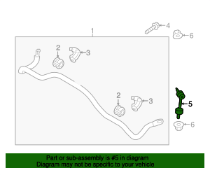 55530-C5000 - Stabilizer Link 2016-2020 Kia Sorento | Kia.Parts Store