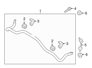 55530-C5000 - Stabilizer Link 2016-2020 Kia Sorento | Kia.Parts Store