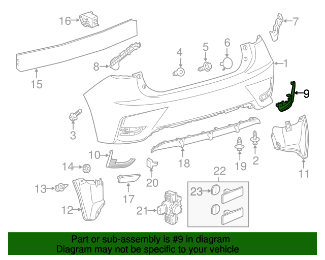 2014-2017 Lexus CT200h Side Retainer 52565-76020 | OEM Parts Online