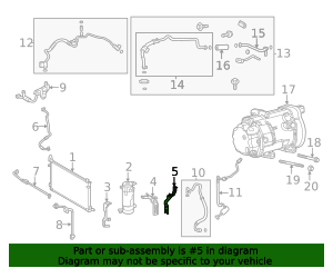 88688-42740 - A/C Accumulator Bracket - 2021-2023 Toyota RAV4 Prime ...