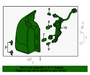 94540776 - OEM GM Tail Lamp Assy | GMPartsCenter.net | GM Parts Center