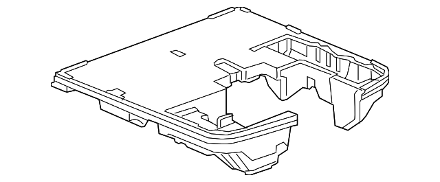 2016-2019 Chevrolet Volt Black Rear Compartment Floor Stowage ...