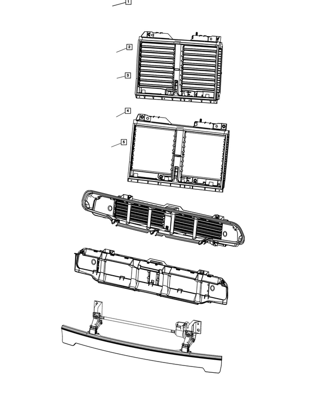 2025 Ram 1500 Active Shutter Grille 68567488AA | Mopar eStore