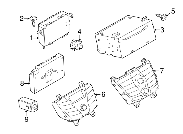 2013-2016 Ford Module EB5Z-14D212-AA | Varsity Ford