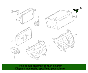 2011-2023 Ford Display Unit Screw -W714630-S303 | TascaParts.com