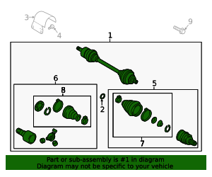 Drive Shaft 5Q6-407-271-R | OEM Parts Online