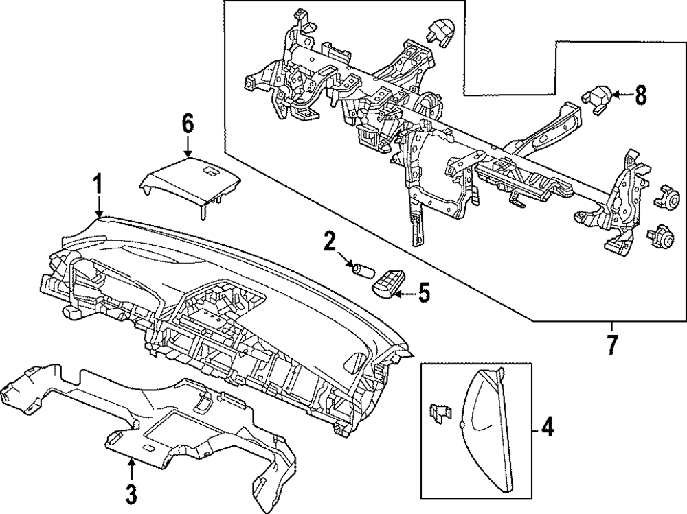 77170-3W0-A00 - 2023-2025 Honda HR-V - Insulator | Genuine Honda Parts