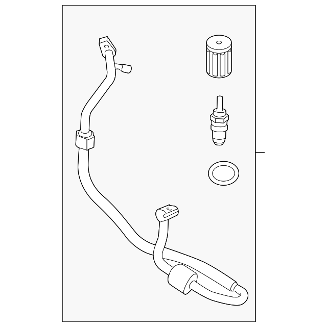 2014-2018 Ford Transit Connect OEM NEW Ford Ac Line Dv6Z-19D742-A DV6Z ...