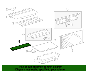 58415-0R010-E3 - Trim Board - 2009-2012 Toyota RAV4 | OEM Genuine ...