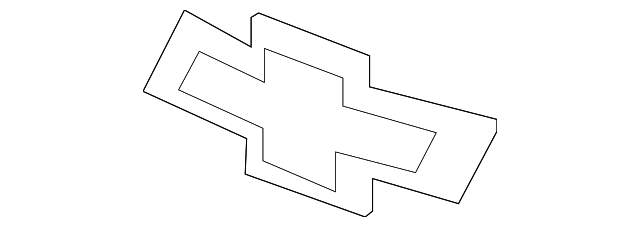 2017-2023 Chevrolet Front Grille Crest Logo 42475825 | QuirkParts