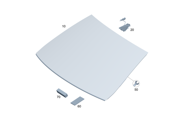 213-827-98-01 - Lens Hood 1995-2023 Mercedes-Benz | Mercedes-Benz USA Parts