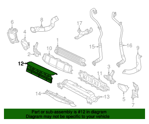 212-505-45-30 - Upper Duct 2014 Mercedes-Benz E 550 | Mercedes-Benz USA ...