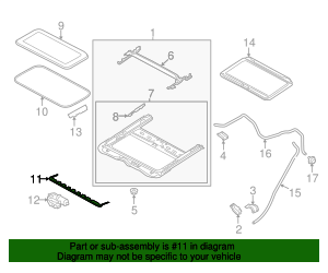 2013-2020 Infiniti Deflector 91280-3JA0A | OEM Parts Online