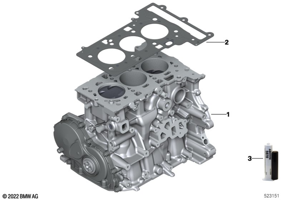 2015-2024 Mini Cylinder Head Gasket Asbestos-Free 11128630683 | Retail ...