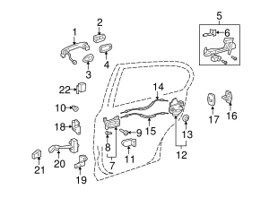 2006-2013 Lexus Handle, Inside 69207-30071-E0 | OEM Vehicle Parts