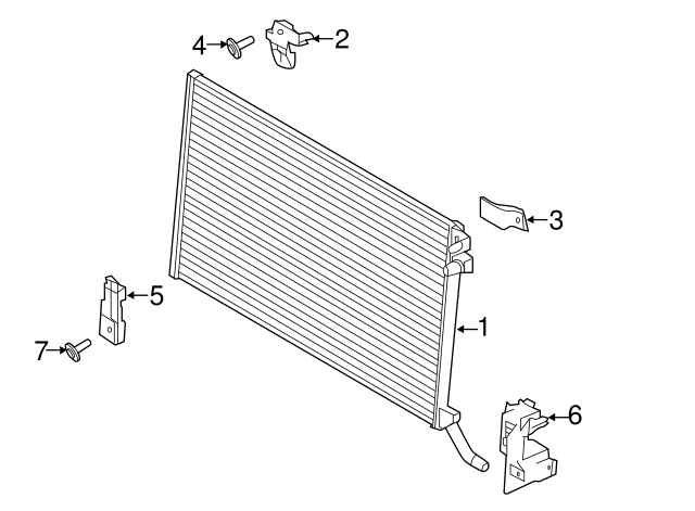 Genuine OEM Inter-Cooler Part# LR092812 Fits 2018-2024 Land Rover Range ...
