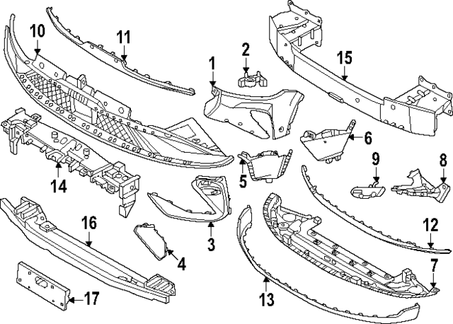 2024-2025 Lincoln Nautilus Bracket R2TZ-17C897-A | OEM Ford Parts Online